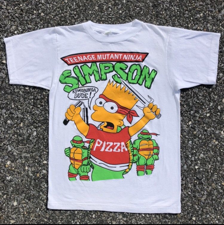 Vintage Vintage Bart Simpson Teenage Mutant Ninja Turtle Tee | Grailed