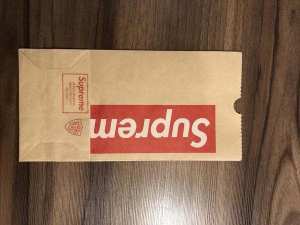 Supreme Supreme brown paper bag drink holder | Grailed