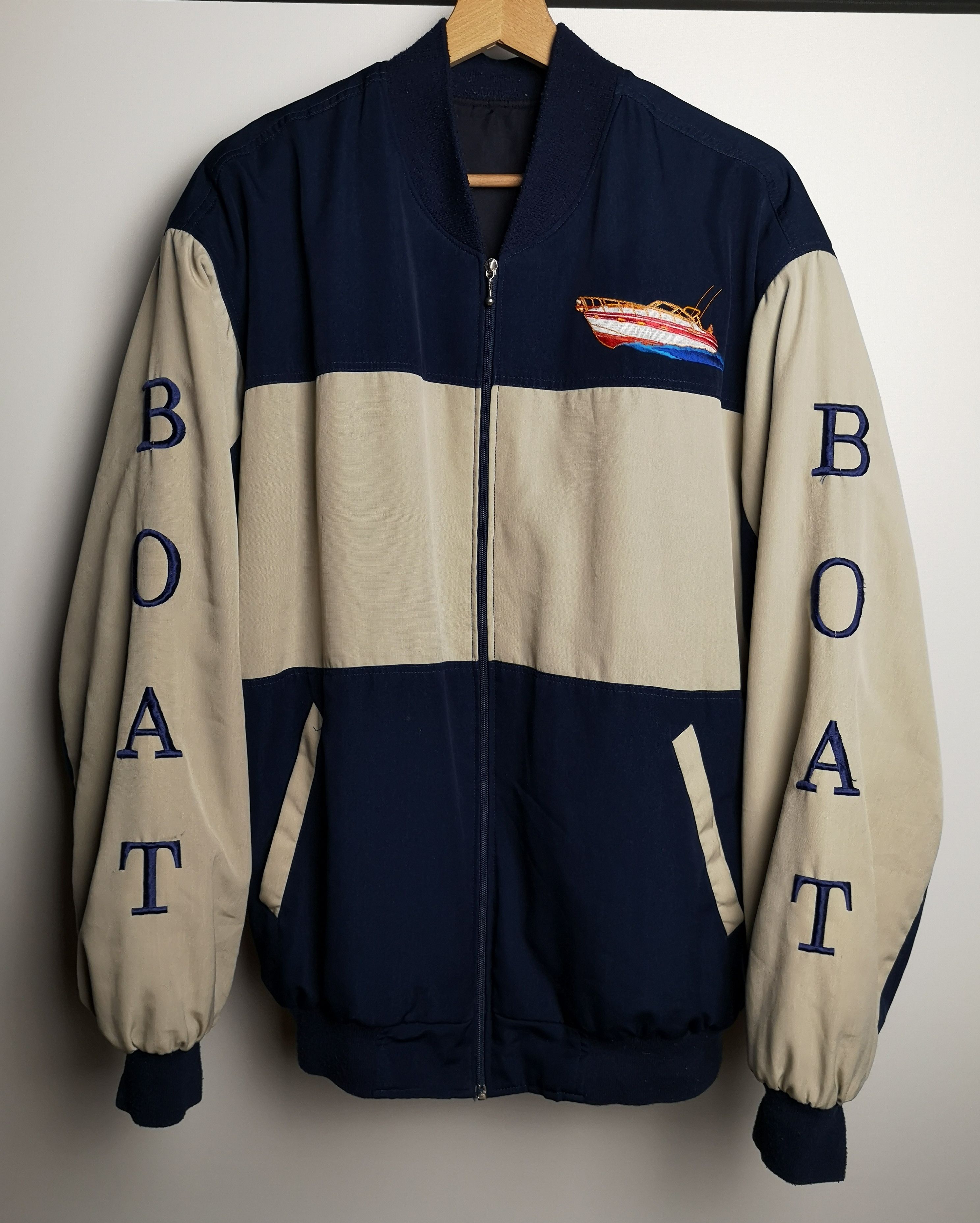 Vintage Vintage Boat Jacket! Lil Yachty! Embroidery! | Grailed