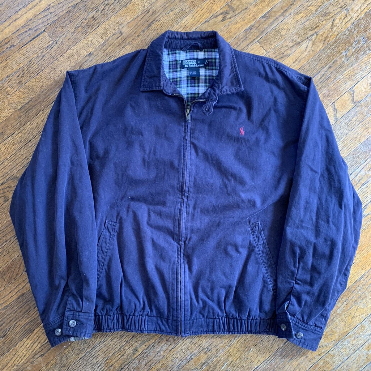 Polo Ralph Lauren Vintage 90s Polo Ralph Lauren Plaid Lined Harrington Jacket | Grailed