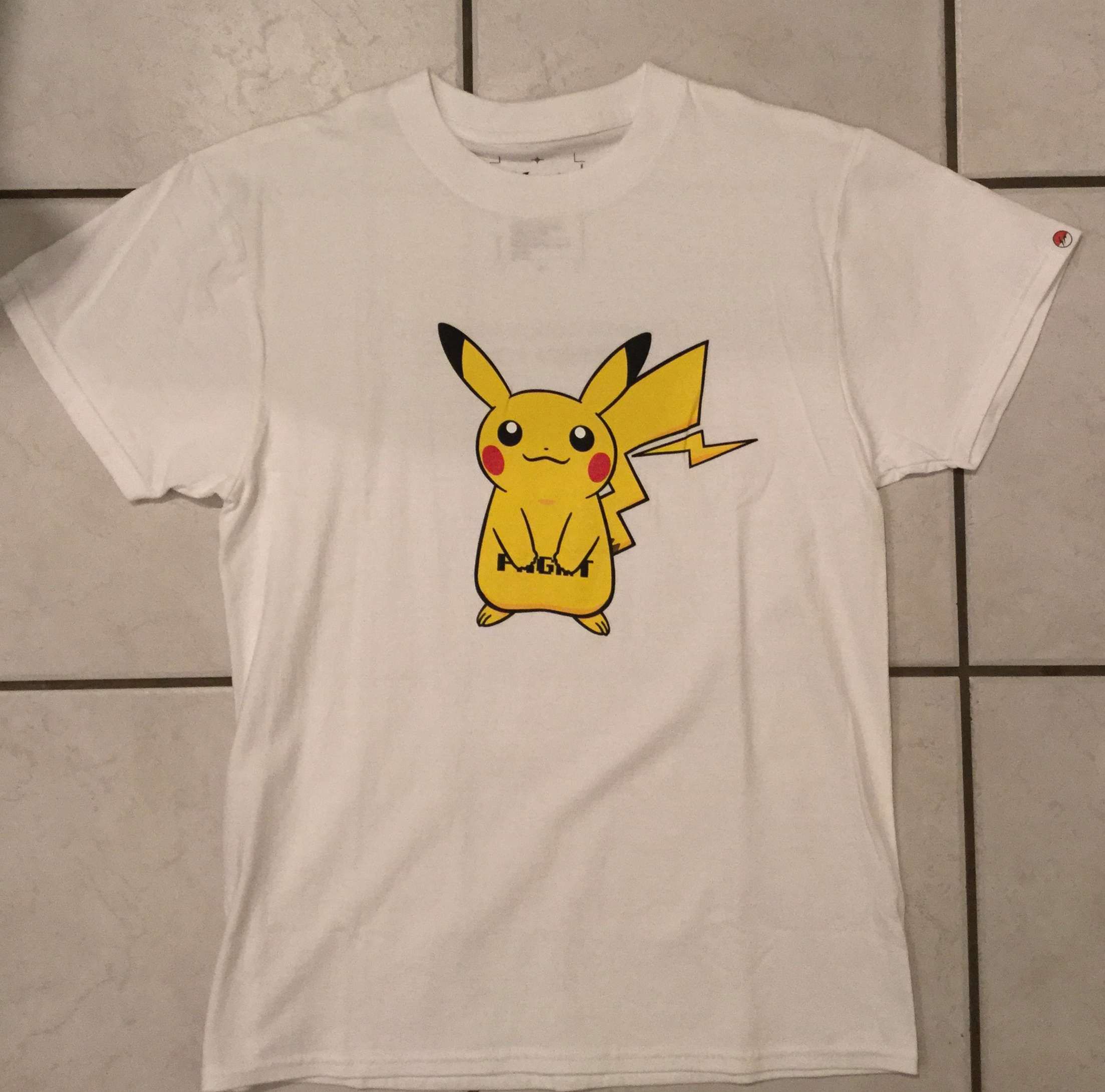 Fragment Design Fragment Design Pokemon Pikachu Tee T-Shirt in White ...