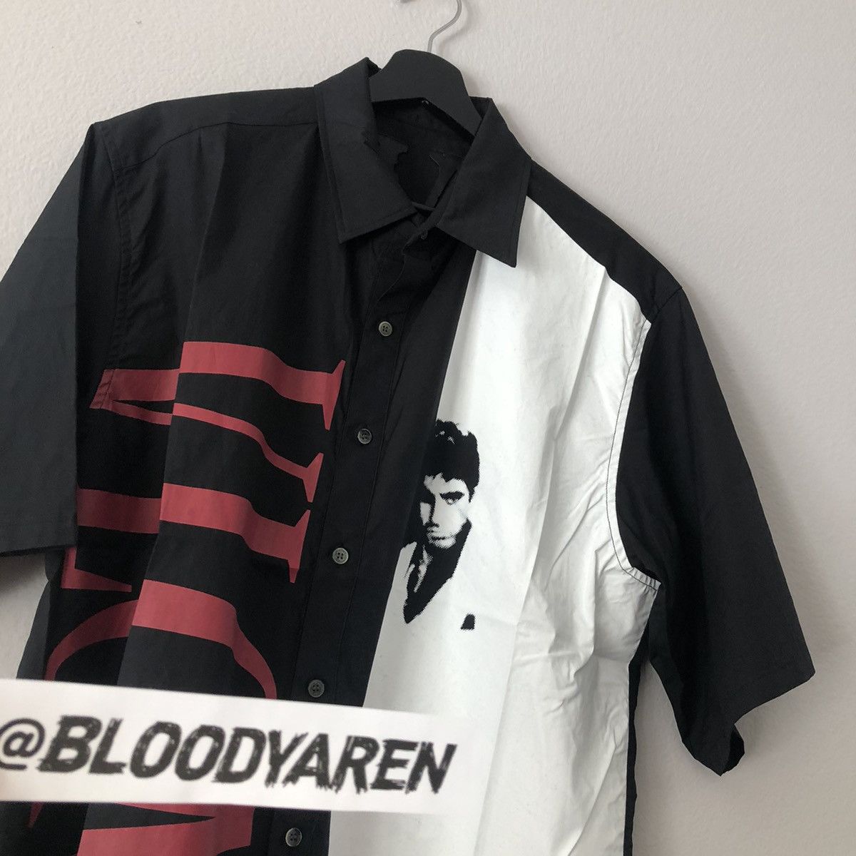 Vlone Vlone Scarface Button-Up Shirt | Grailed