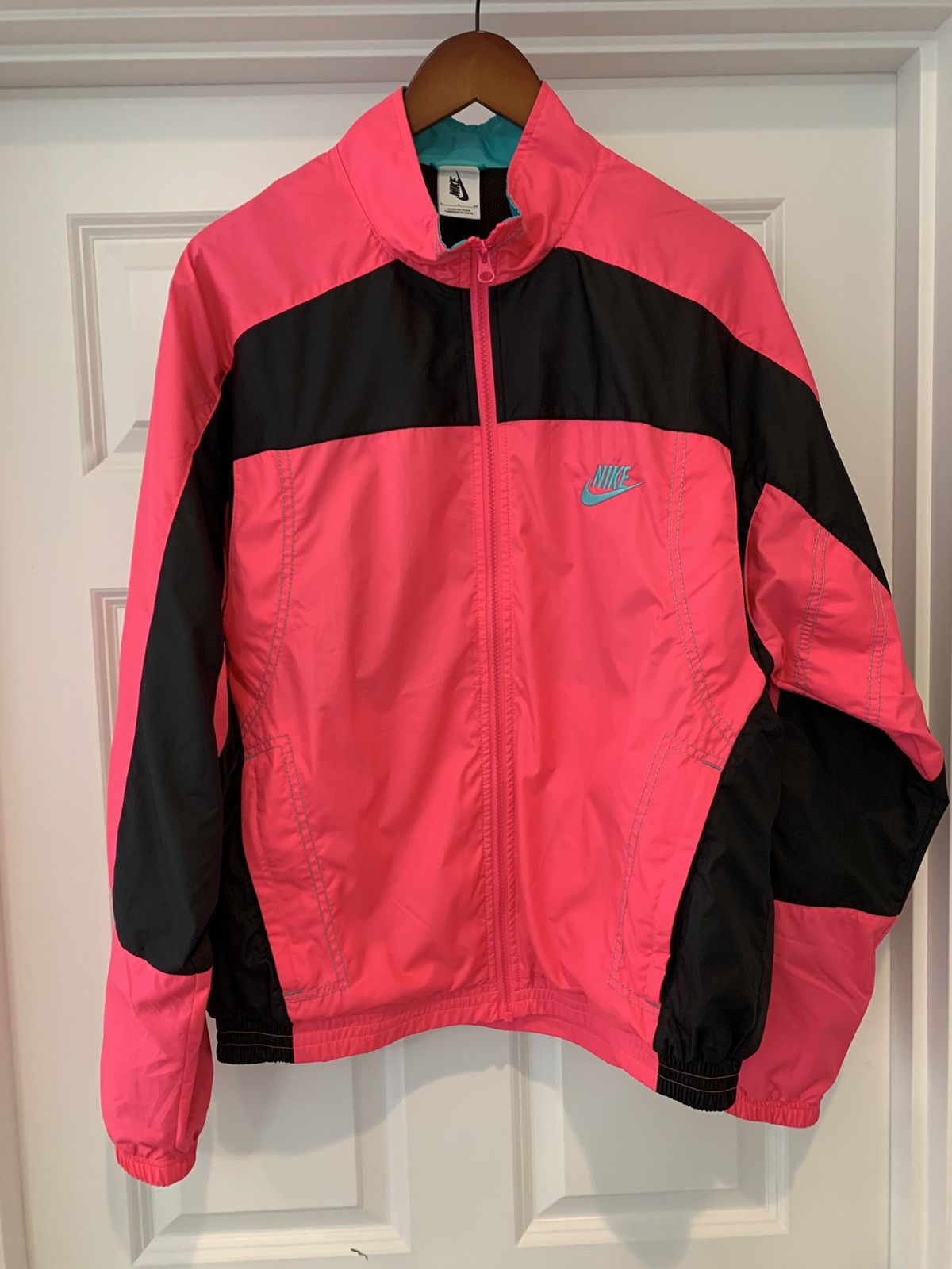 Nike Nike x Atmos Vintage Patchwork Track Jacket Hyper Pink | Grailed
