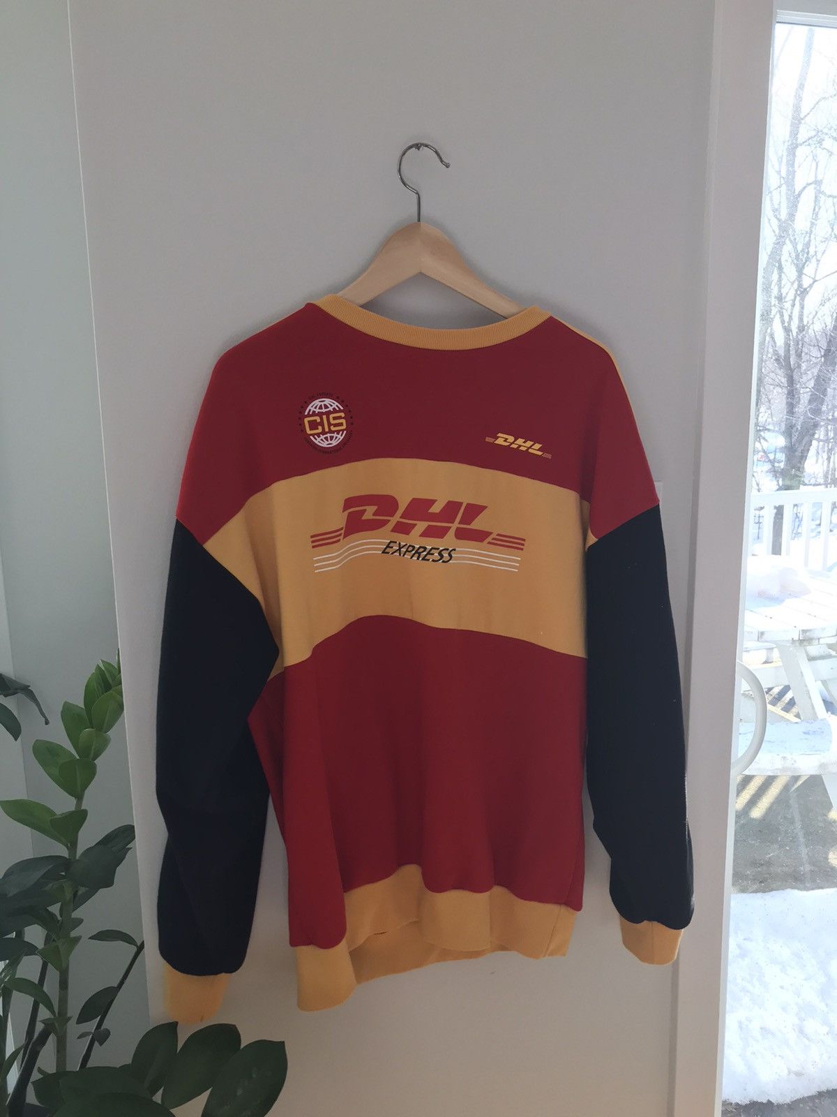 Simons DHL Express Delivery Uniform Vintage Simons Crewneck Hoodie ...