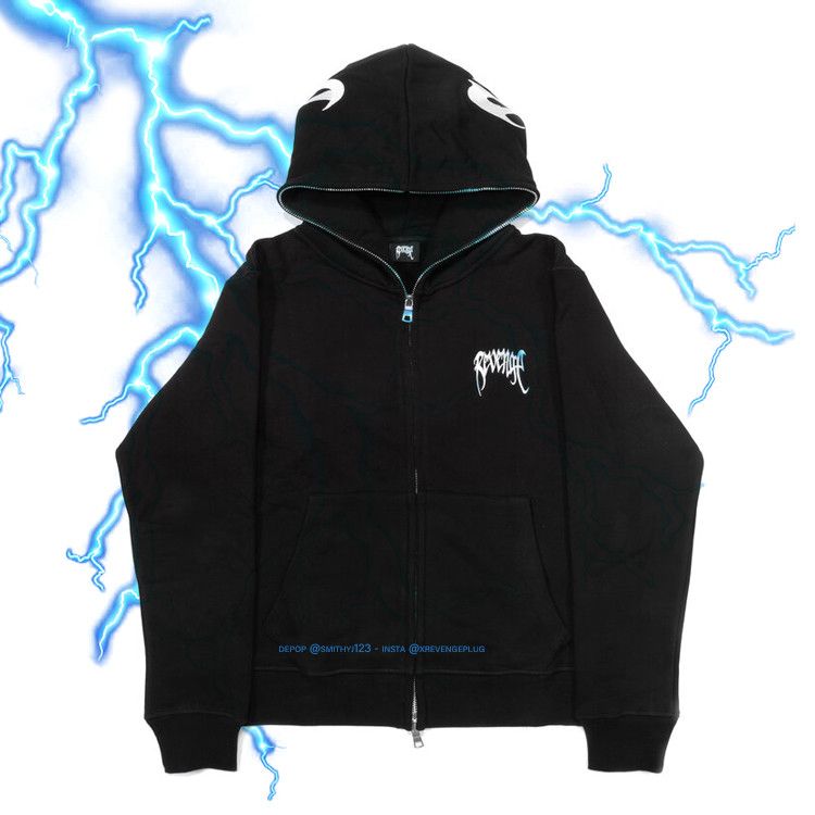 Revenge Revenge Zip Up Hoodie | Grailed