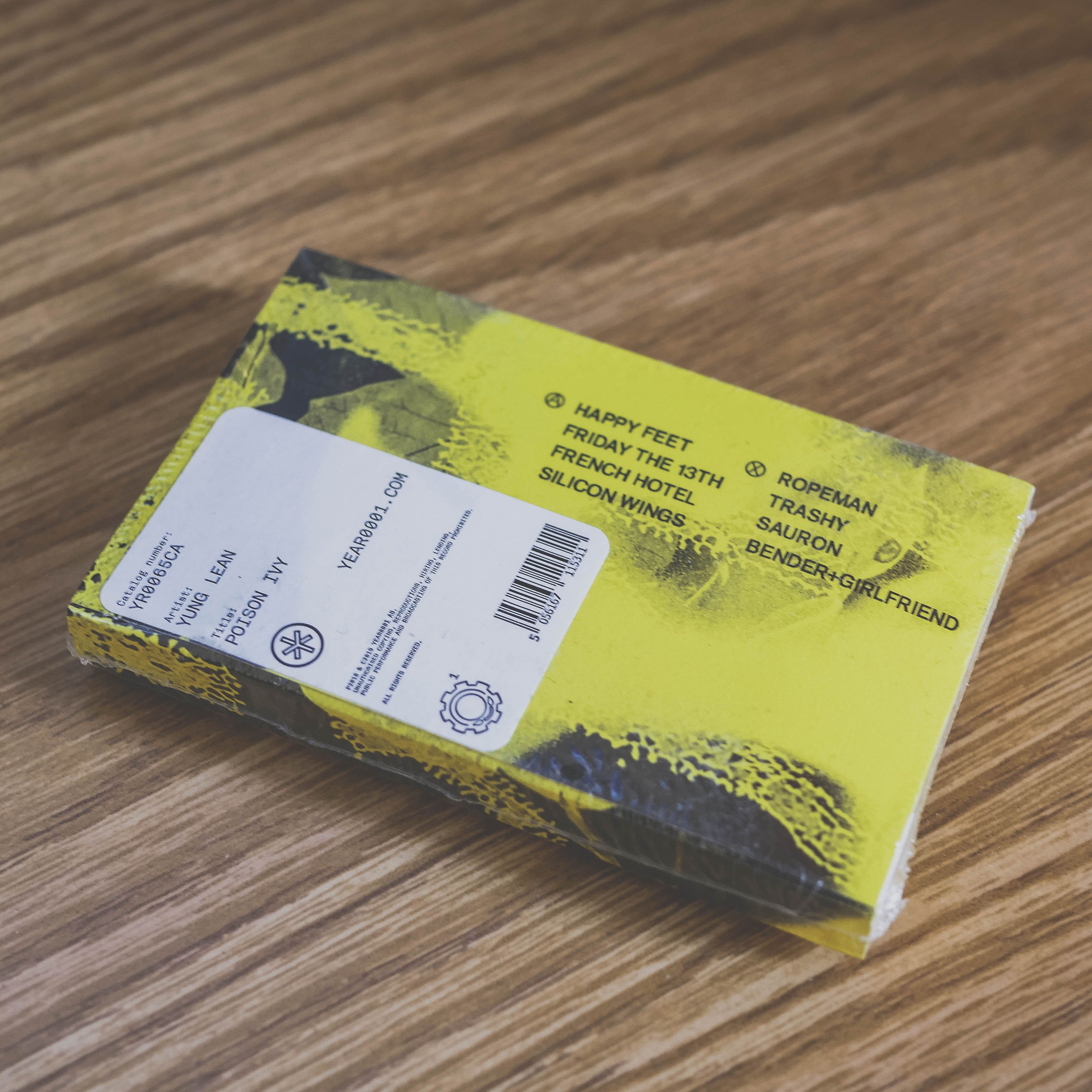 Yung Lean Yung Lean Poison Ivy Cassette with Patch | Grailed