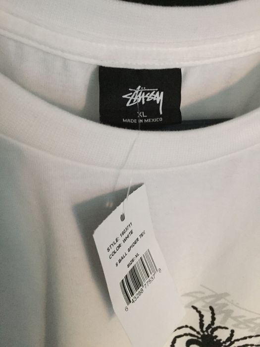 Stussy Stüssy 8ball Spider Tee XL (New With Tag) | Grailed