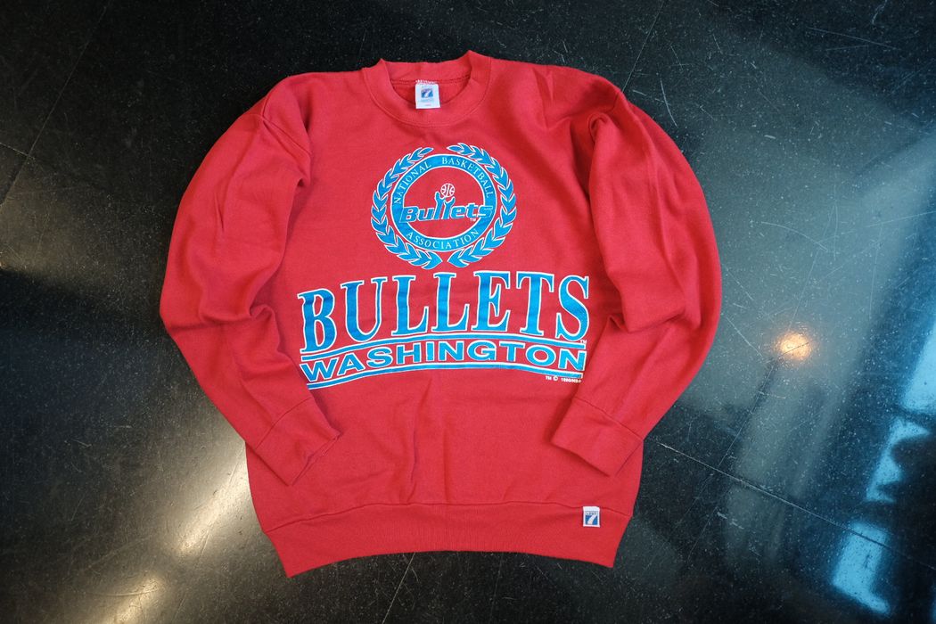 Logo 7 1990 Washington Bullets NBA Sweatshirt (size L) | Grailed