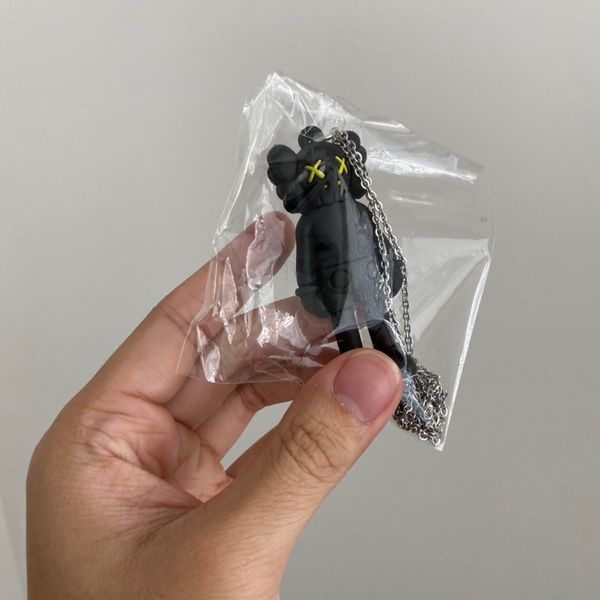 Custom Custom Kaws Matte Black Pendant Chain | Grailed