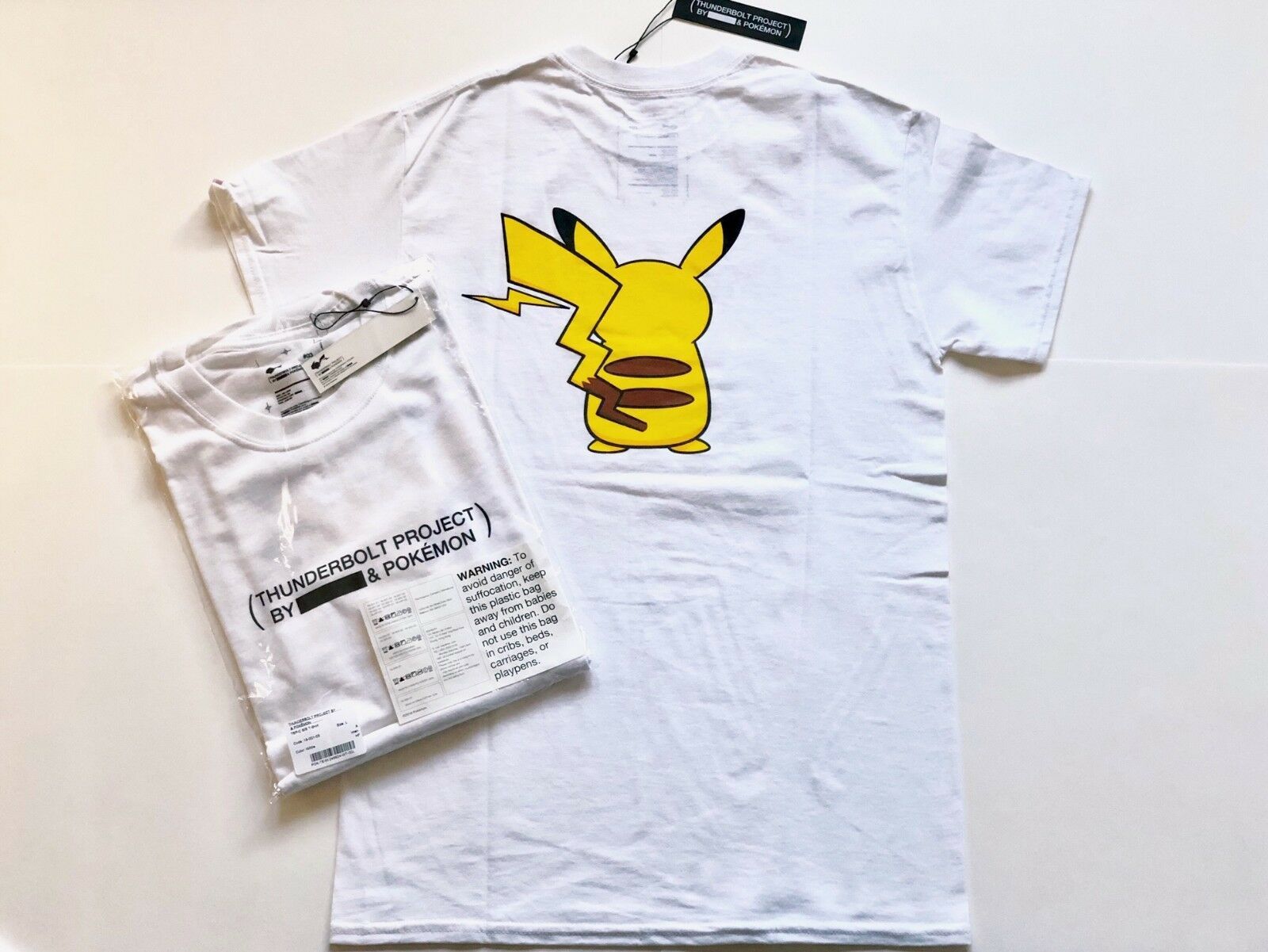 Fragment Design FRAGMENT POKEMON PIKACHU PROJECT THUNDERBOLT TEE SHIRT ...