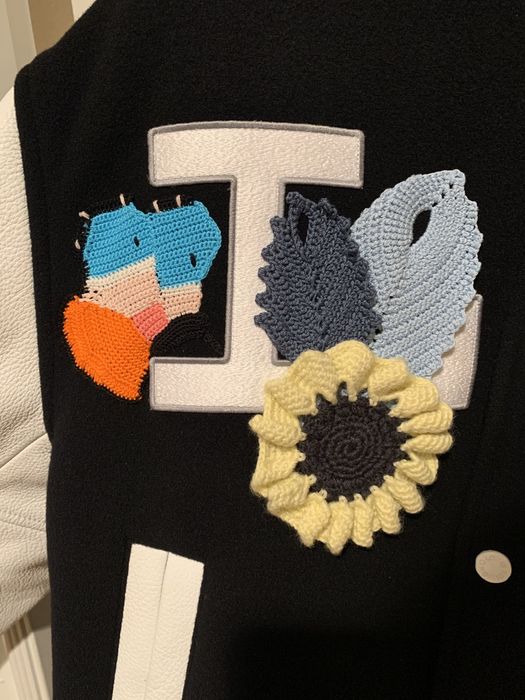 Louis Vuitton Louis Vuitton New Season Flower Crochet Varsity Jacket ...