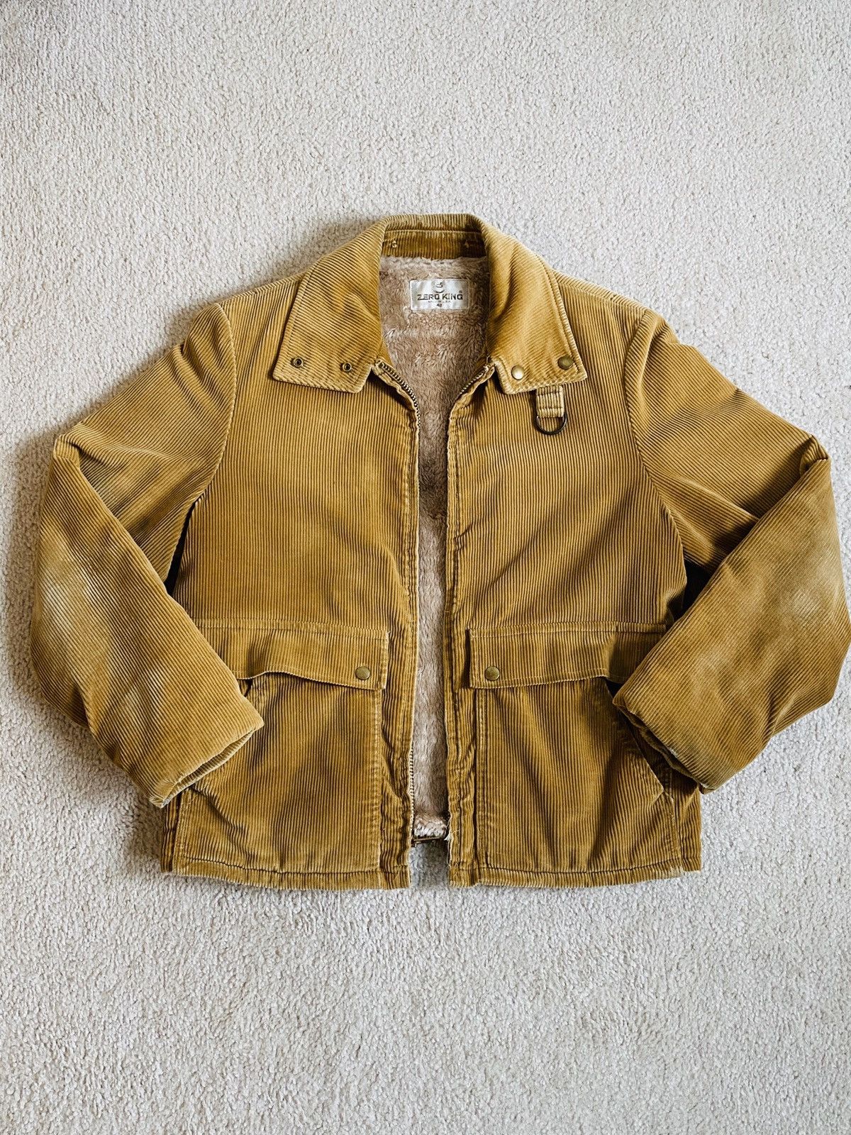 Other ZERO KING Corduroy Fur Jacket 1967 Vintage | Grailed