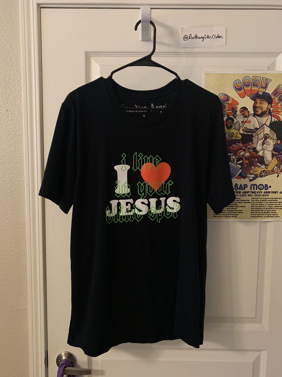 Guardian Angel × Playboi Carti I LOVE JESUS TEE (FITS MEDIUM/LARGE ...