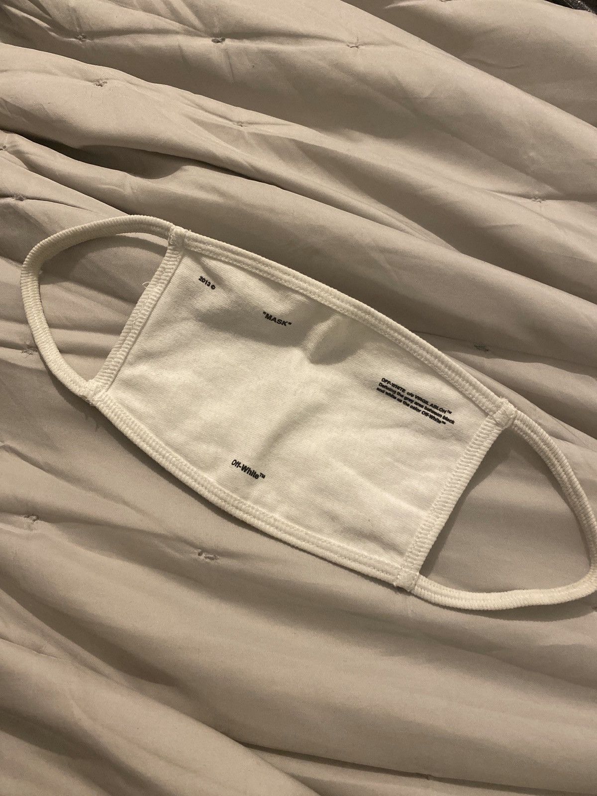 Off-White Off white face mask | Grailed