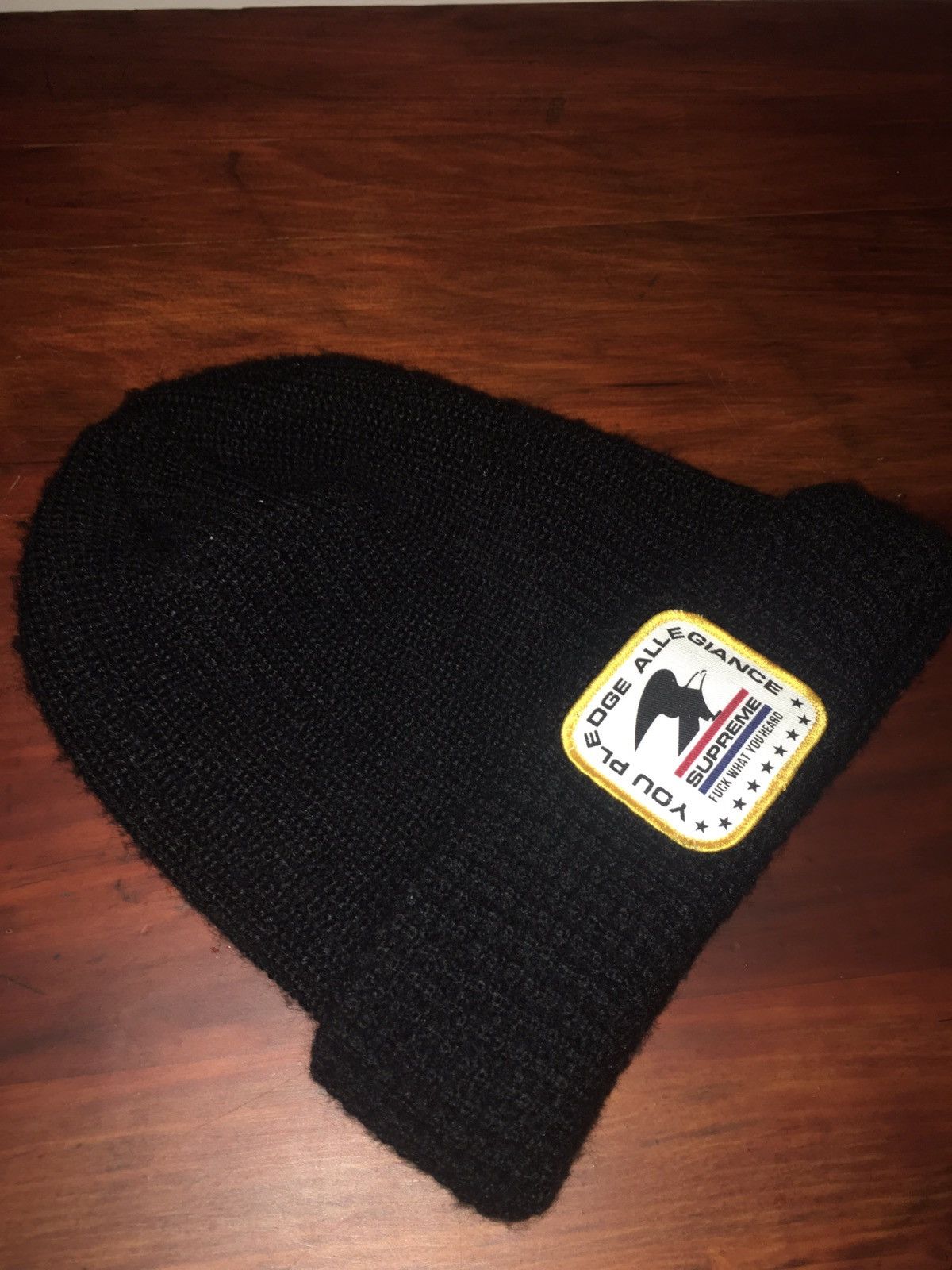 Supreme Pledge Allegiance Beanie | Grailed