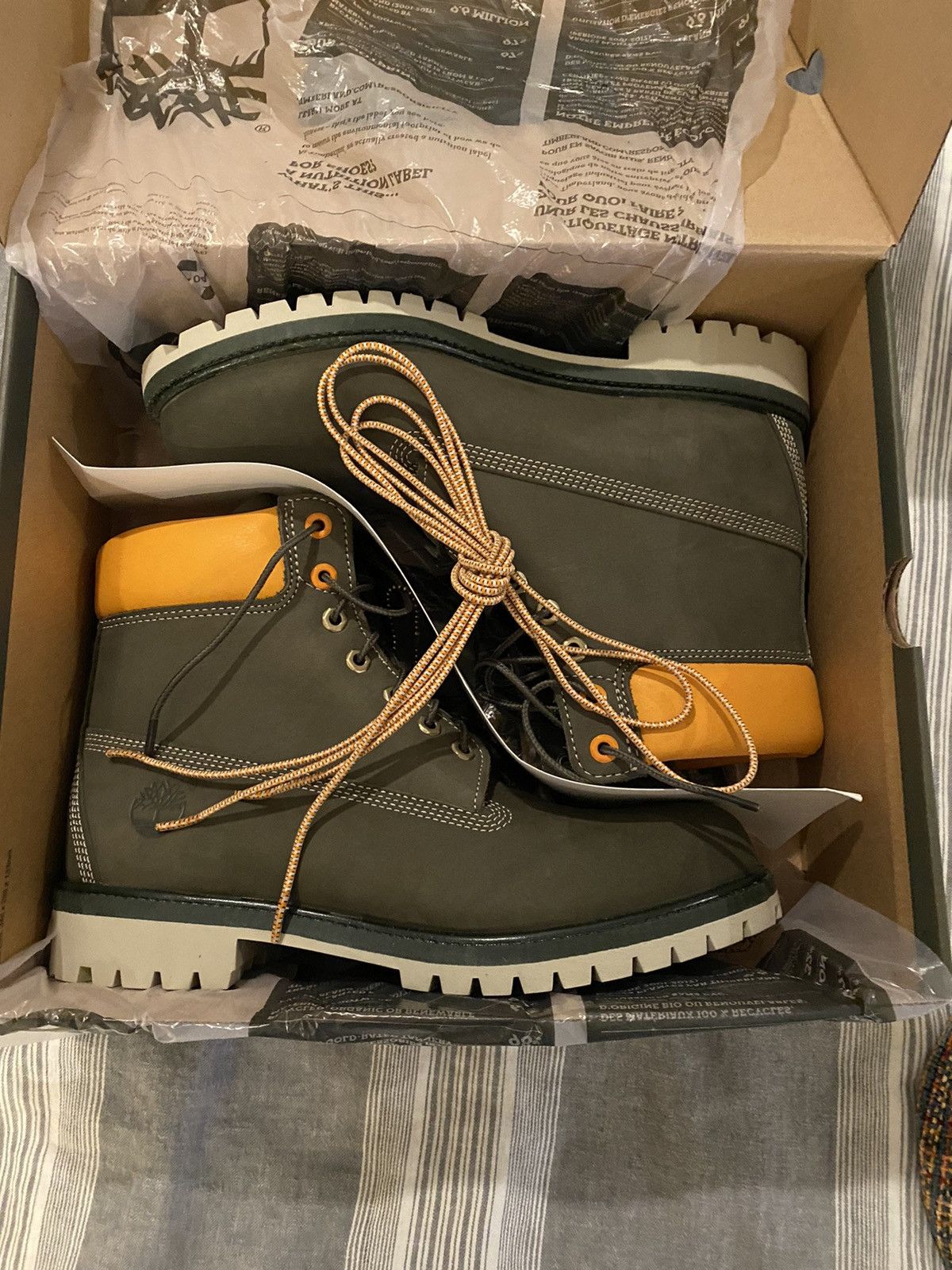 Timberland Timberland premium waterproof boot dark green nubuck | Grailed