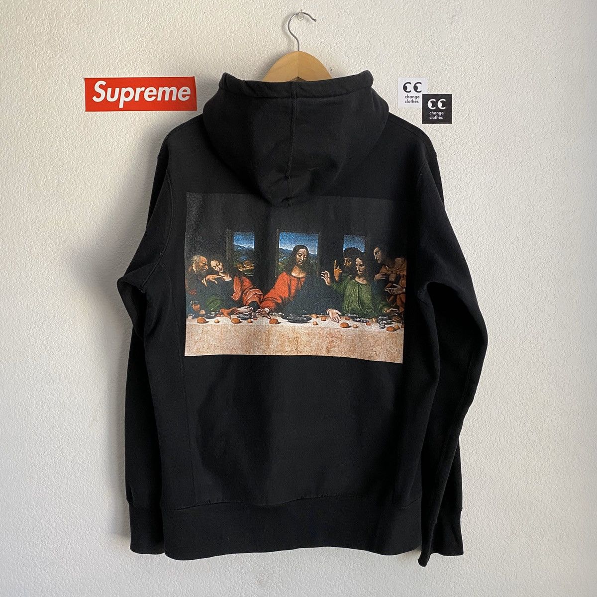Supreme Supreme Last Supper Hoodie 2012 Grail Jesus Rocky M Box Log ...