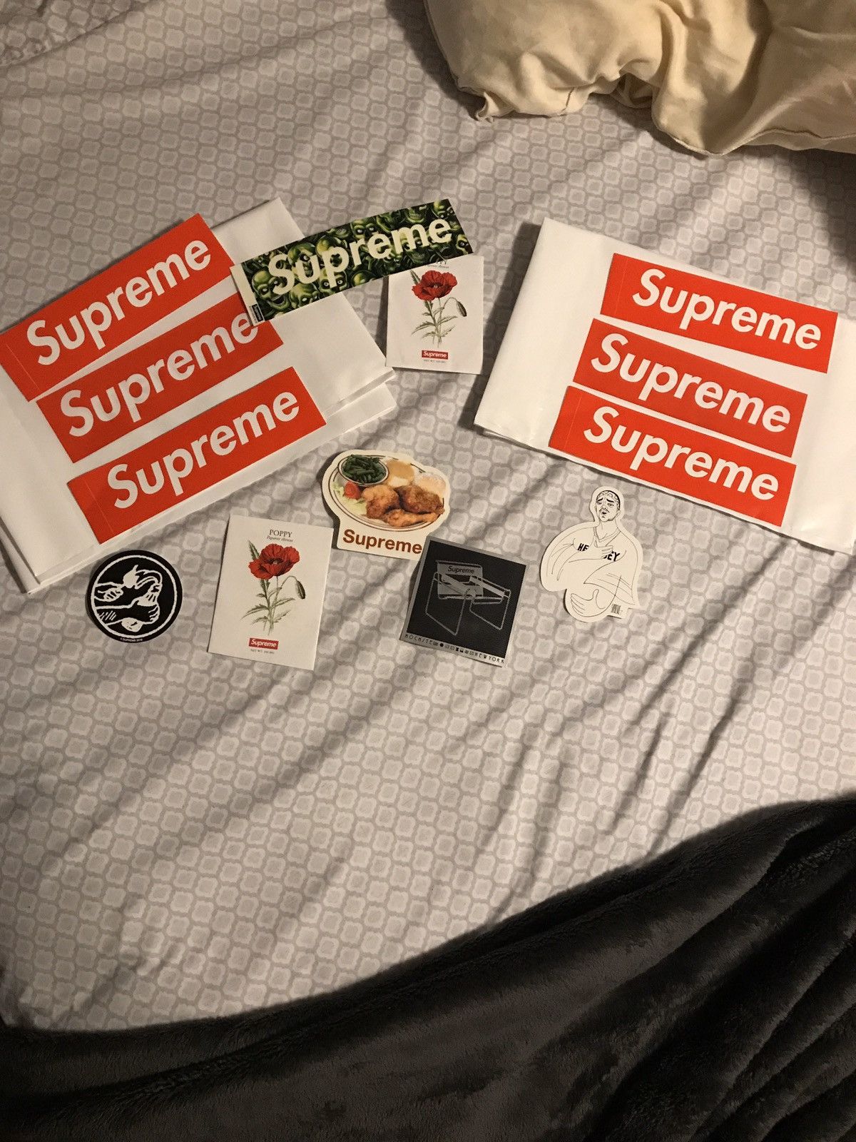 Supreme SUPREME-SS 2018 STICKER PACK + 4 BOGO STICKERS + 2 BAGS | Grailed