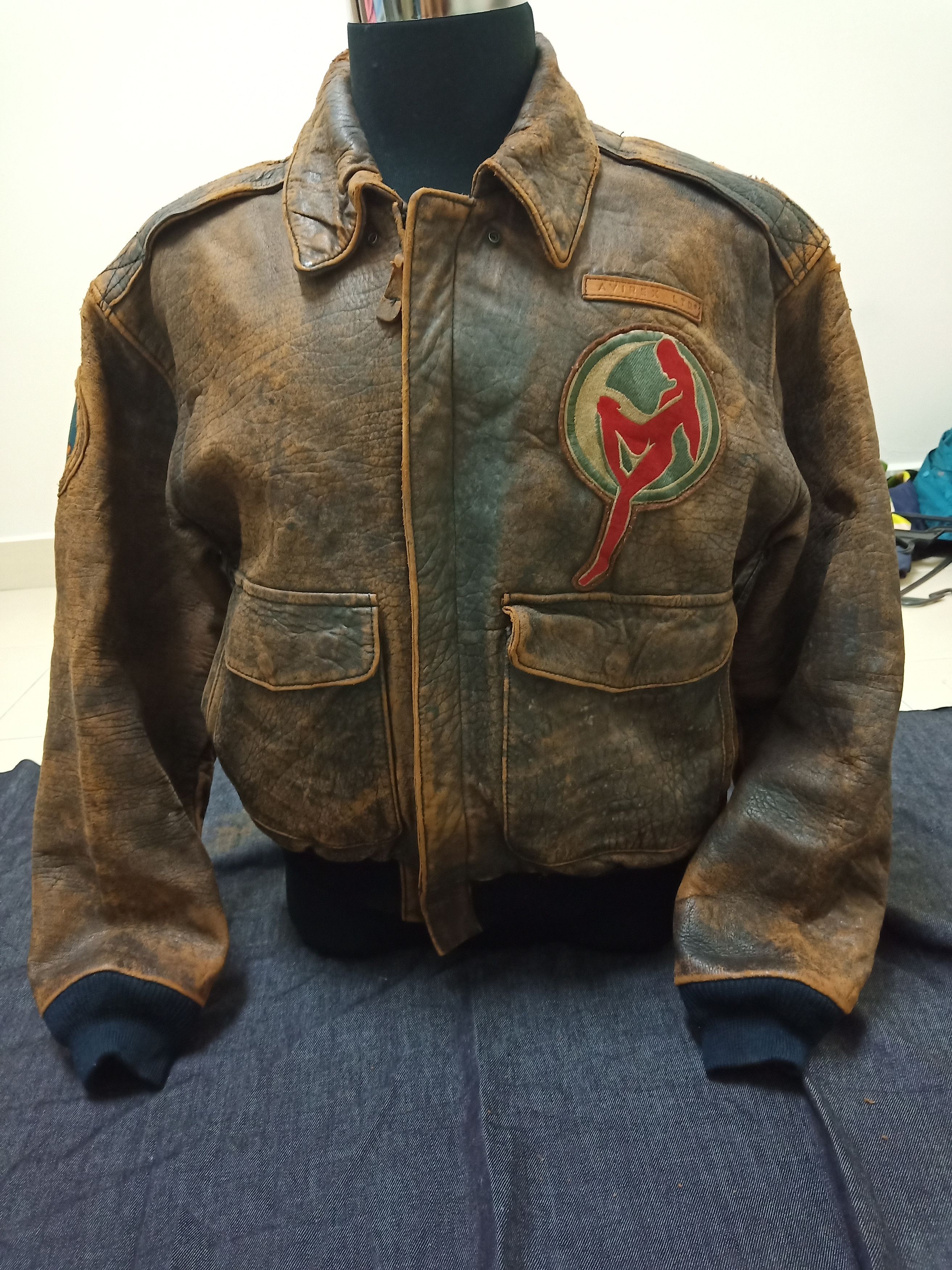 A2 Flyers Leather A-2 Flying Tigers Flight Jacket | Grailed