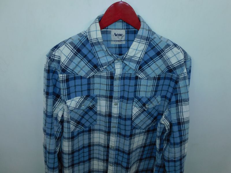Acne Studios Acne Jeans Western Aw10 flannel pop classics 52 | Grailed
