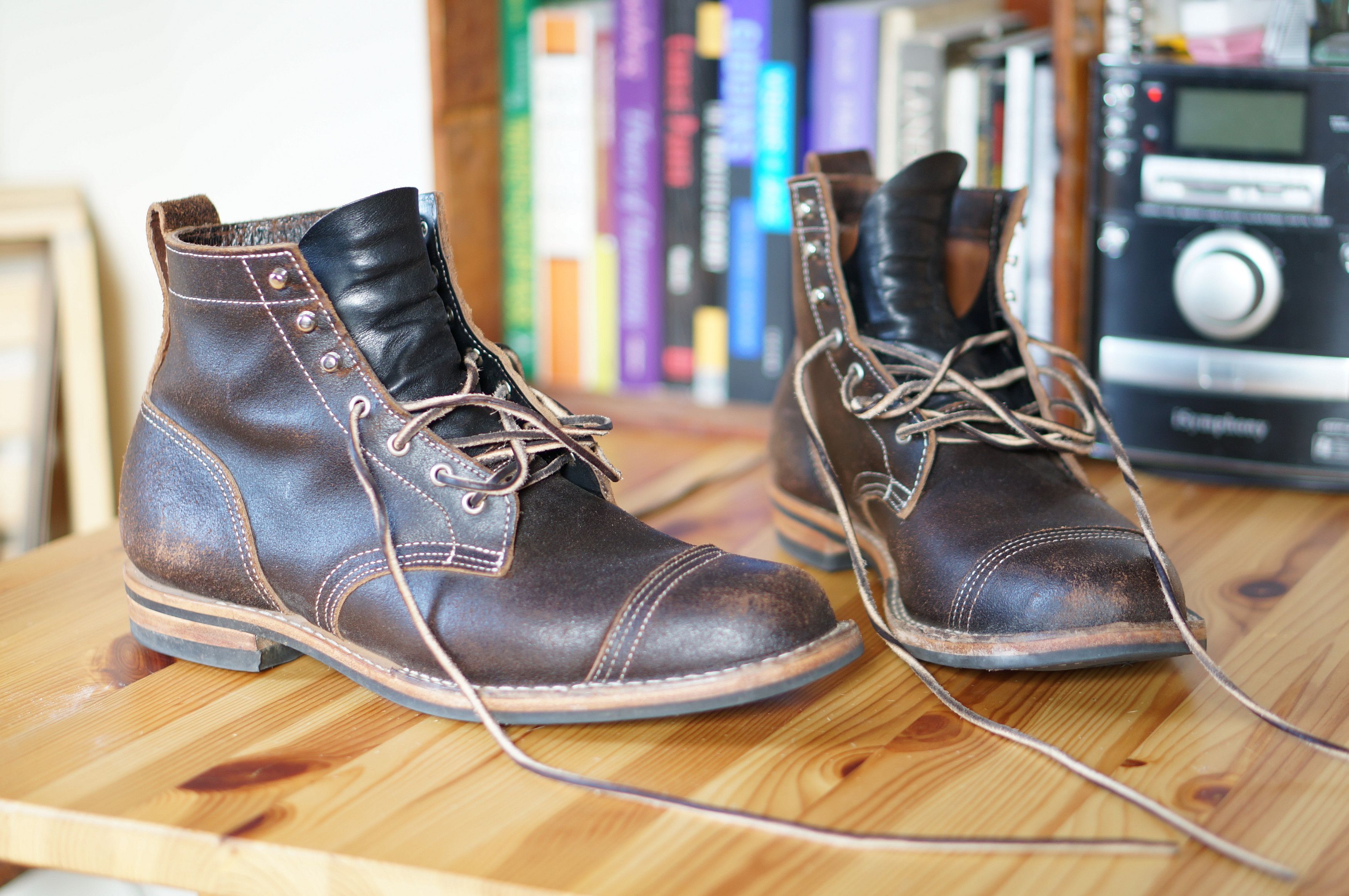 Truman Boot Co. Java Waxed Flesh Boots | Grailed