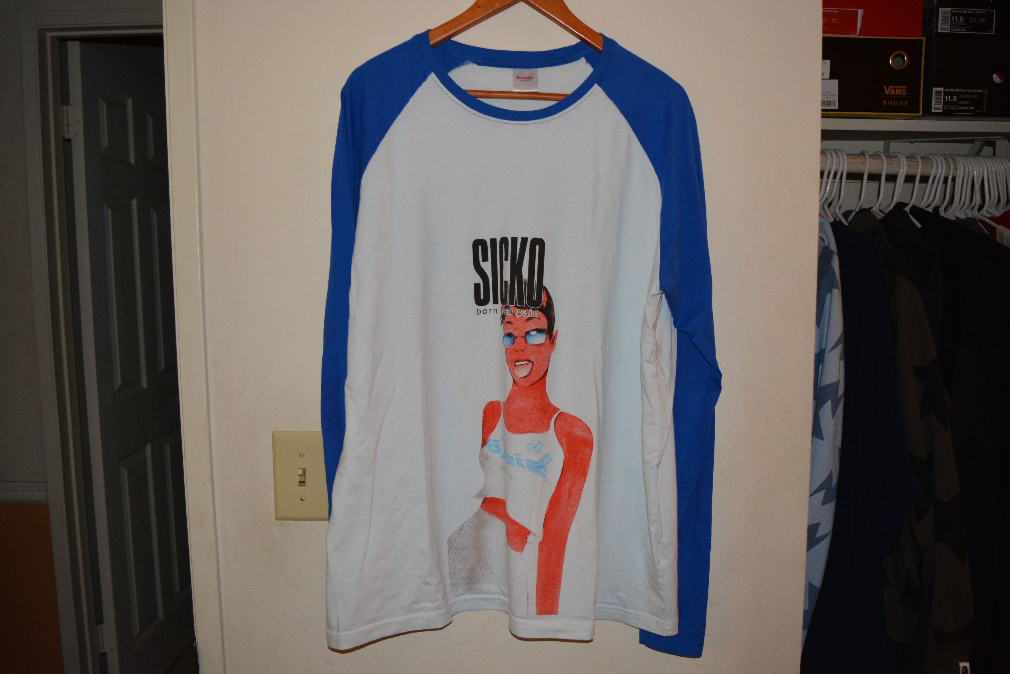 Other Sicko Born From Pain Japan Exclusive Rex Tee Shirt Blue | Grailed