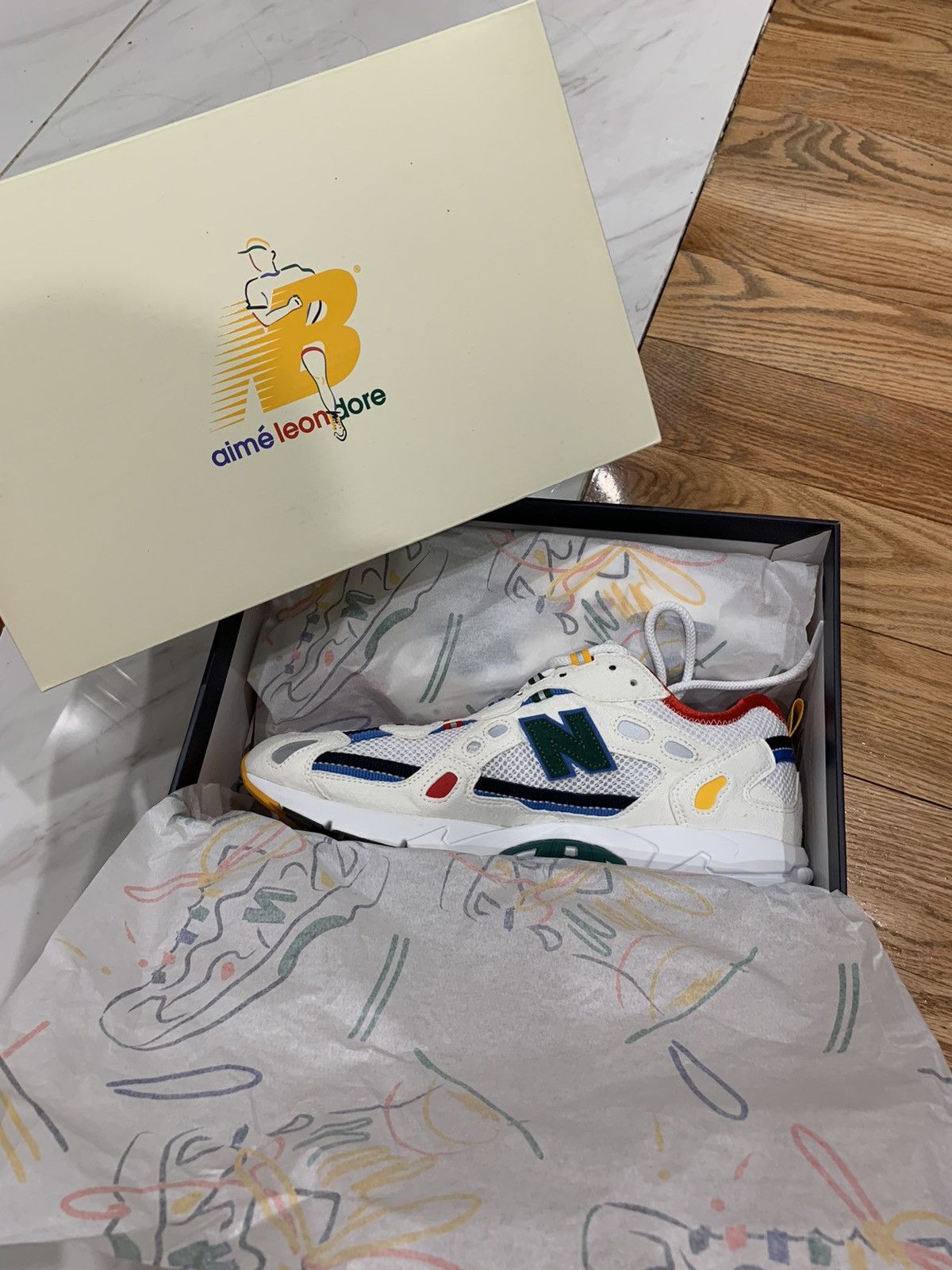 New Balance Aime Leon Dore x New Balance 827 | Grailed