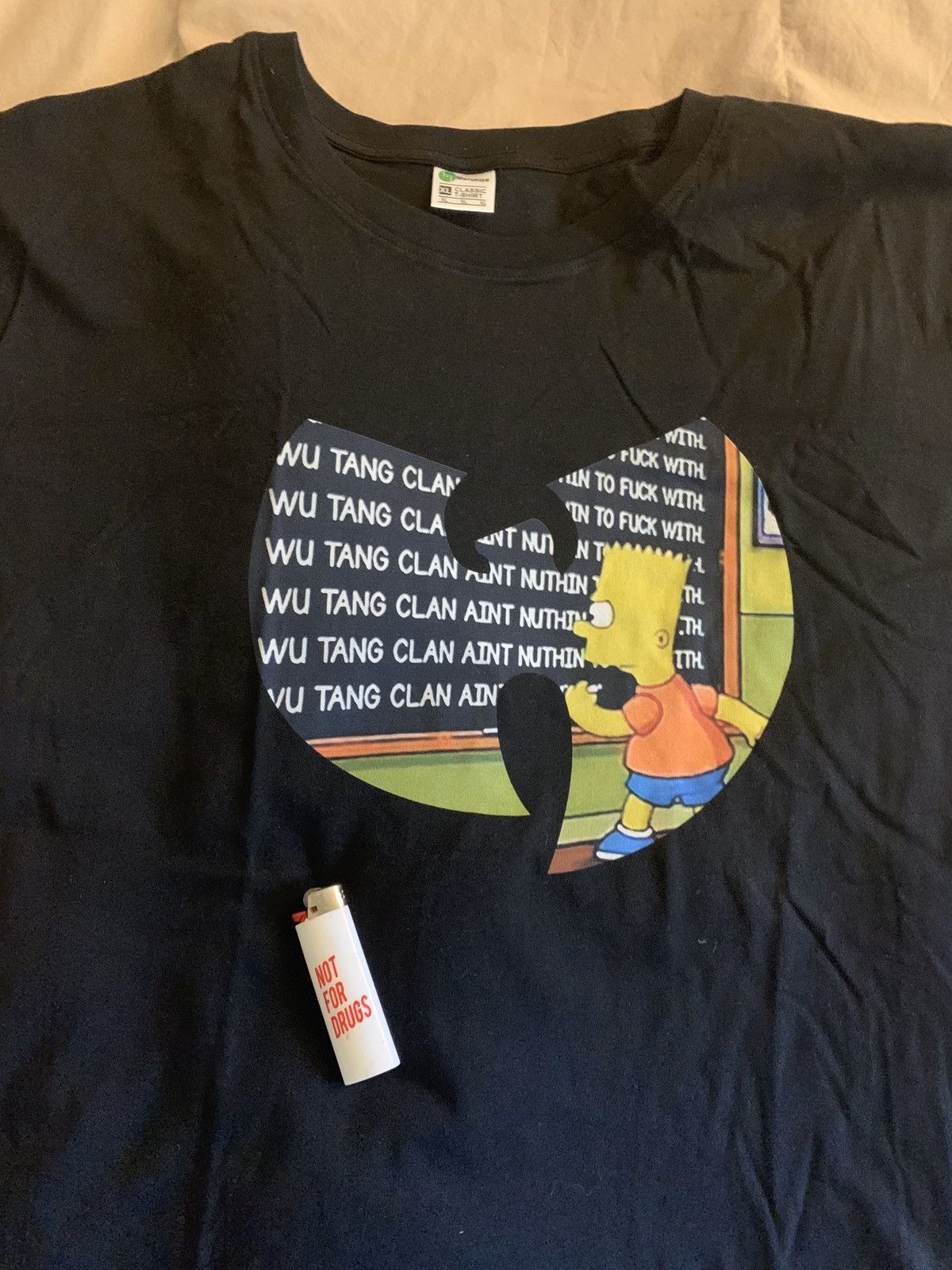 The Simpsons × Wu Tang Clan Bart Simpson Wu Tang Clan Aint Nuthin To
