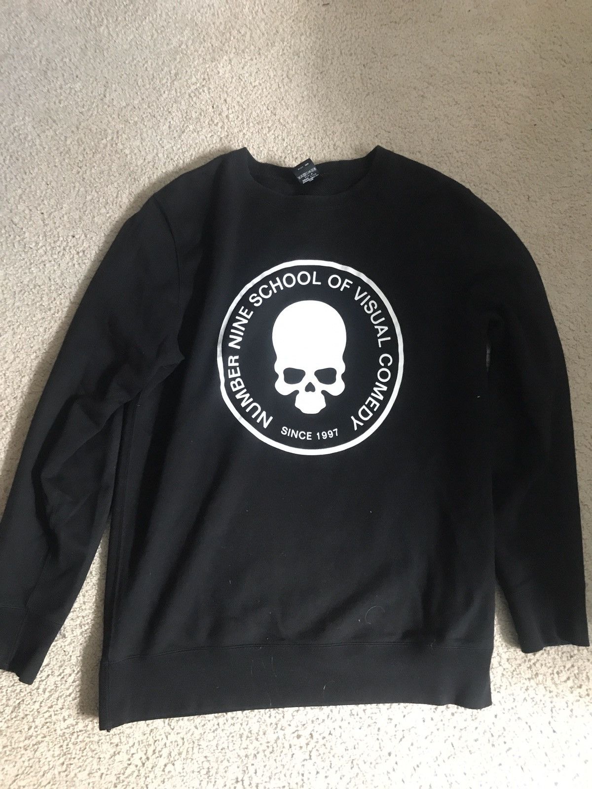 Number (N)ine Number Nine School of Visual Comedy Skull Crewneck 2015 4 ...