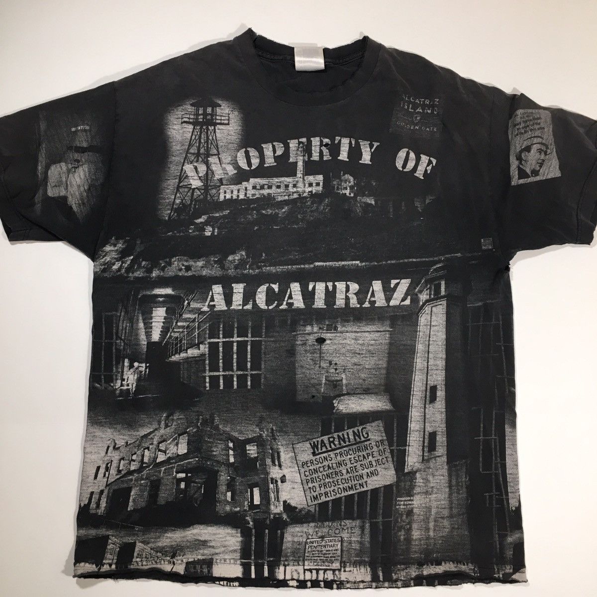 Vintage Vintage Alcatraz Shirt All Over Artwear | Grailed