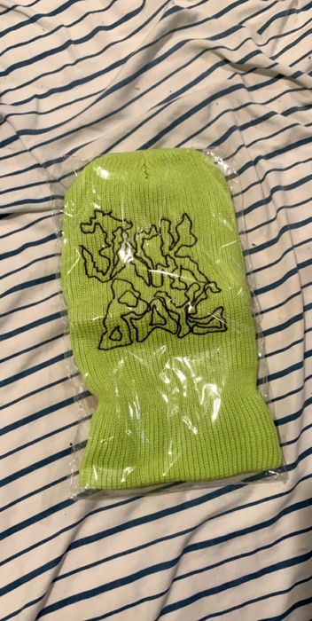 Travis Scott Neon Green JackBoys Face Mask | Grailed