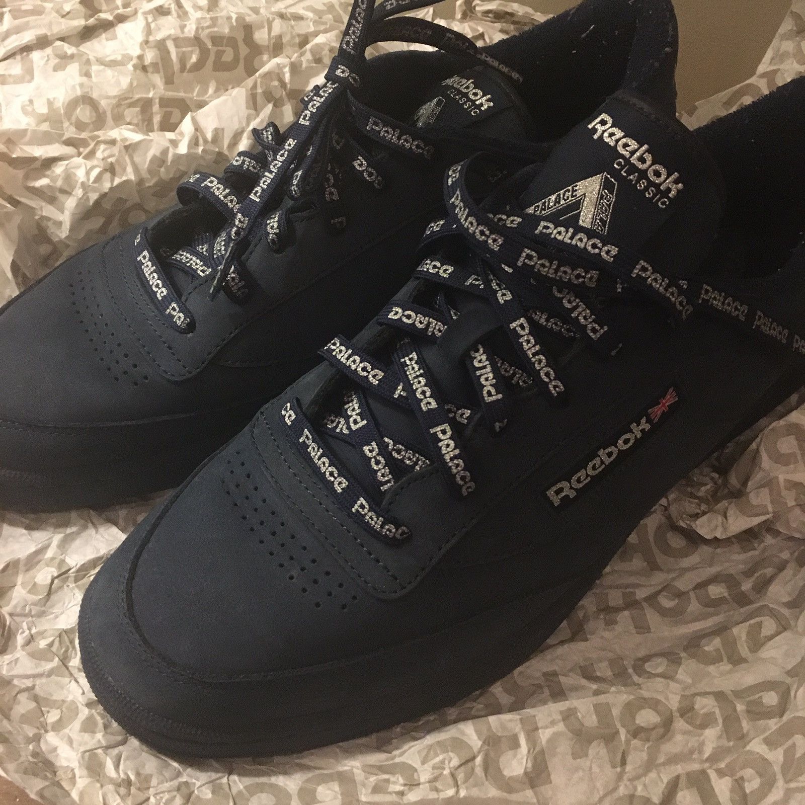 Palace Palace X Reebok Club C Navy | Grailed