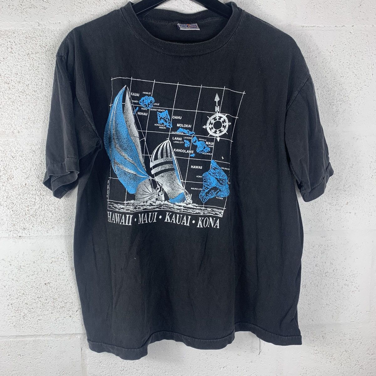 Vintage 1989 Vintage Poly Tees Hawaii Tee Shirt | Grailed