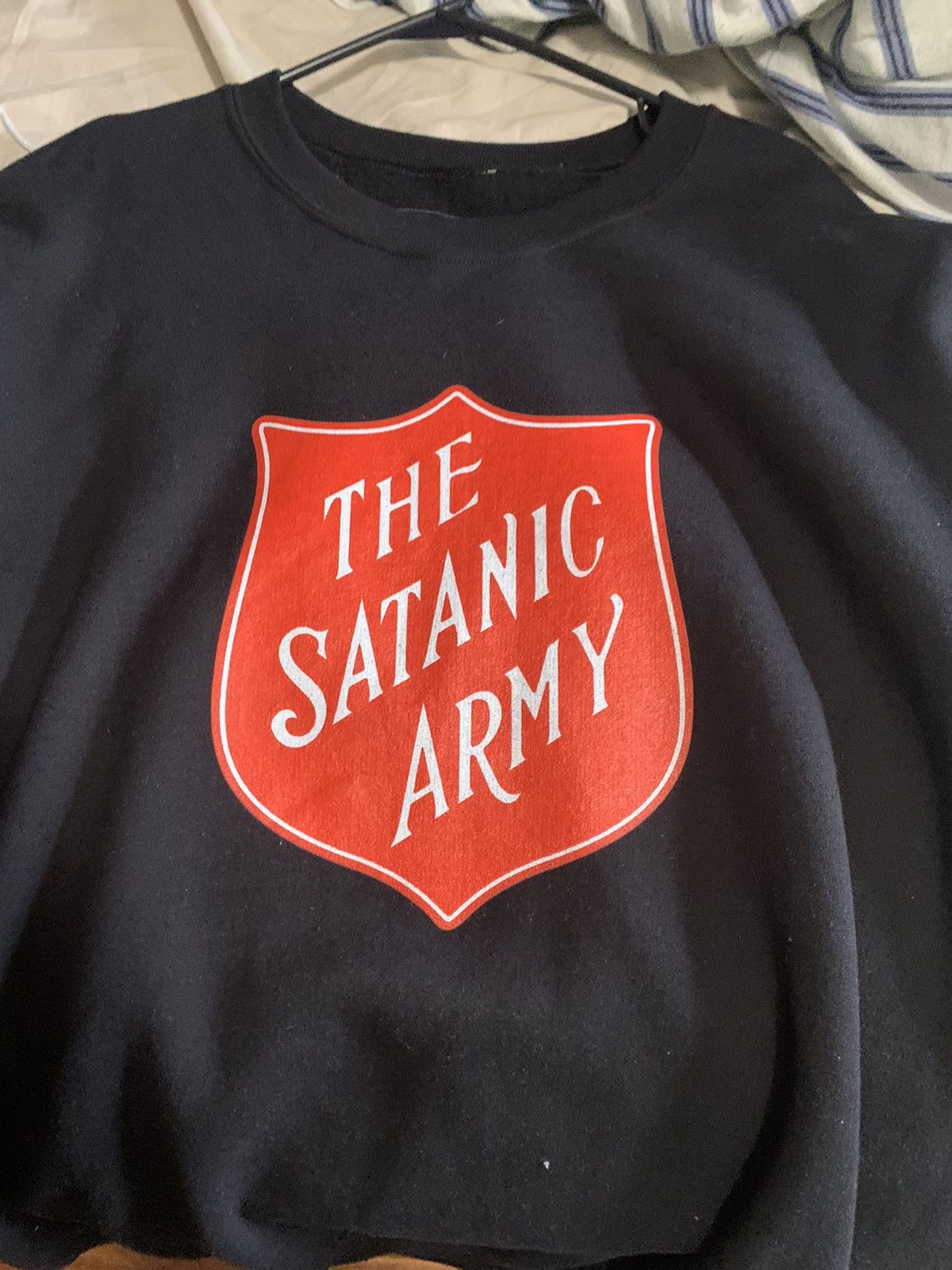 Superrradical Superrradical satanic army crewneck | Grailed