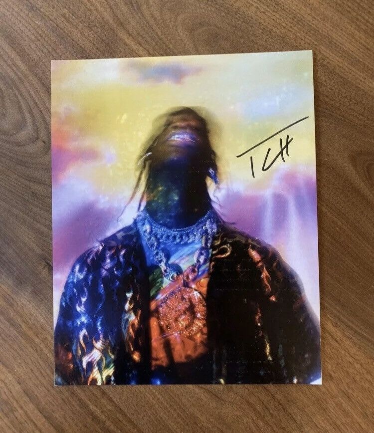 Travis Scott Travis Scott Signed Astroworld Lithograph | Grailed