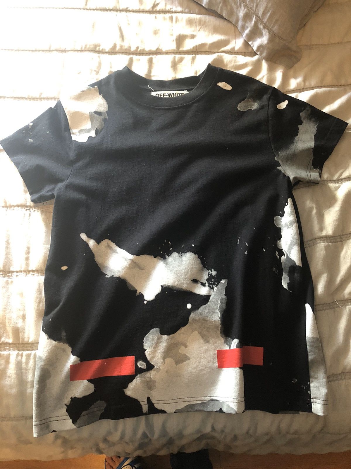 Off-White Liquid Spots Tee | Grailed