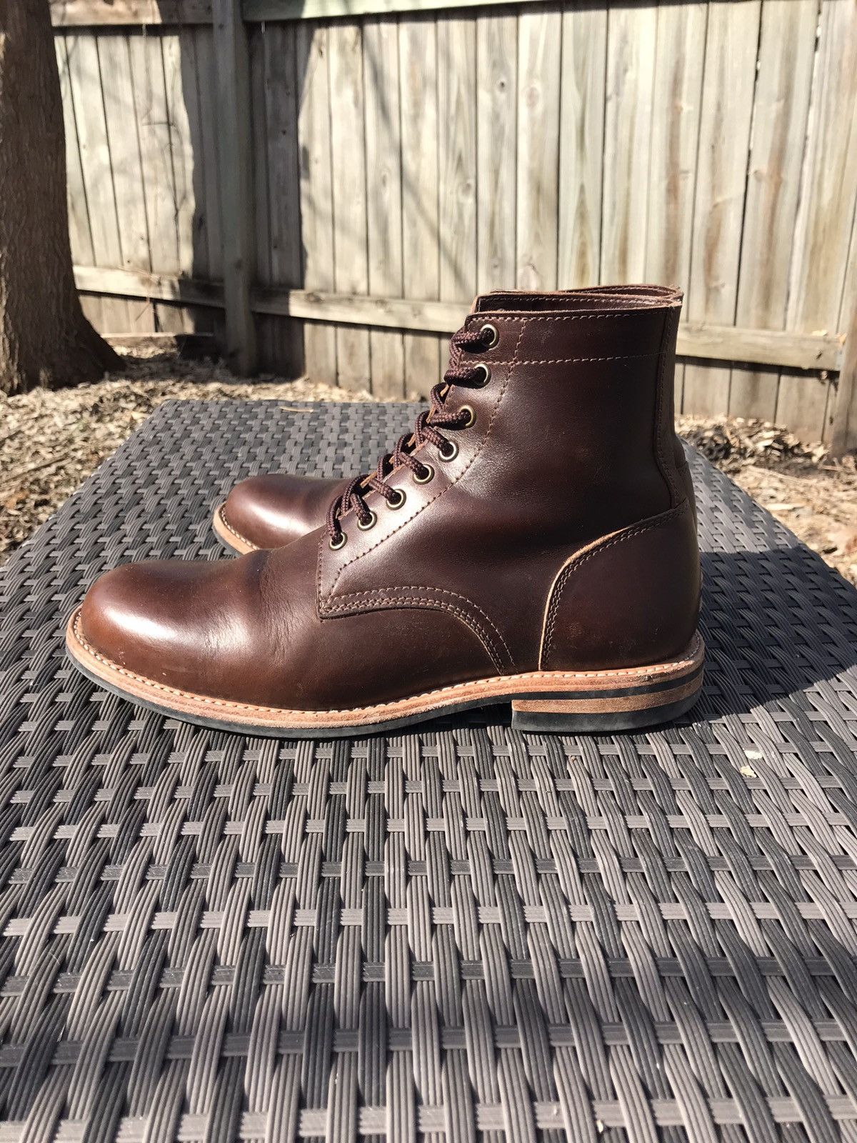 Oak Street Bootmakers Oak Street Bootmakers Trench Boot Brown ...