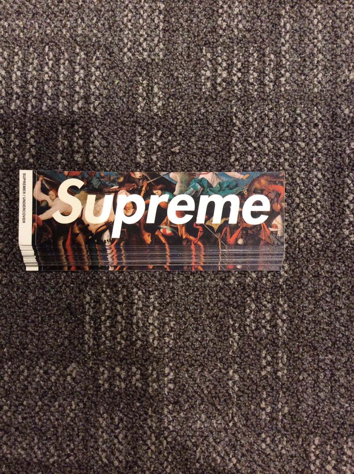 Supreme Undercover Box Logo Sticker | Grailed