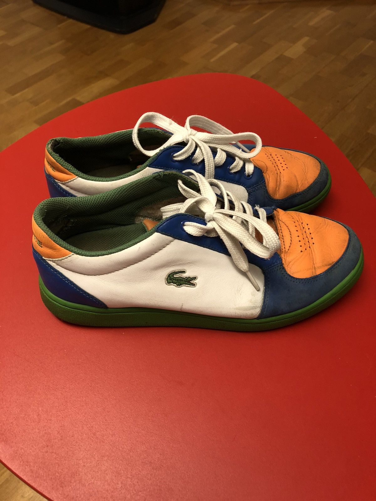 Lacoste × Vintage RARE LACOSTE COLORFUL SNEAKERS | Grailed