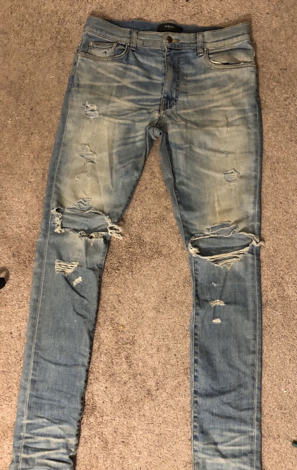 Amiri Amiri Thrasher Jeans | Grailed