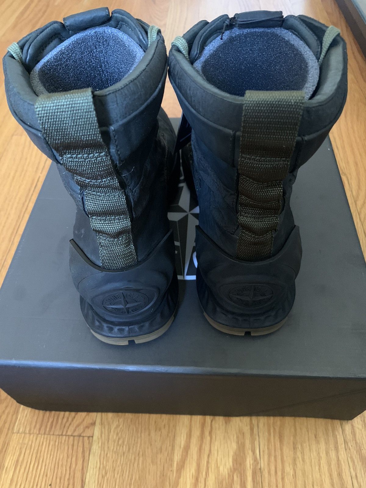 Stone Island Stone Island x Ecco Garment Dyed Boot in Olive Green | Grailed