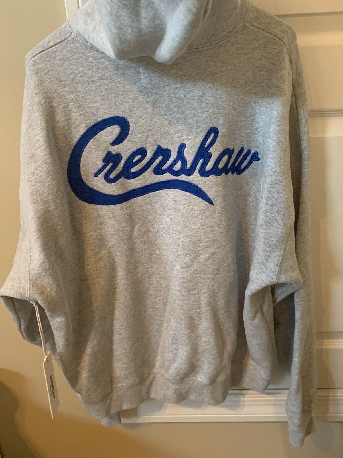 Fear of God Fear of god essentials x tmc x Crenshaw hoodie gray | Grailed