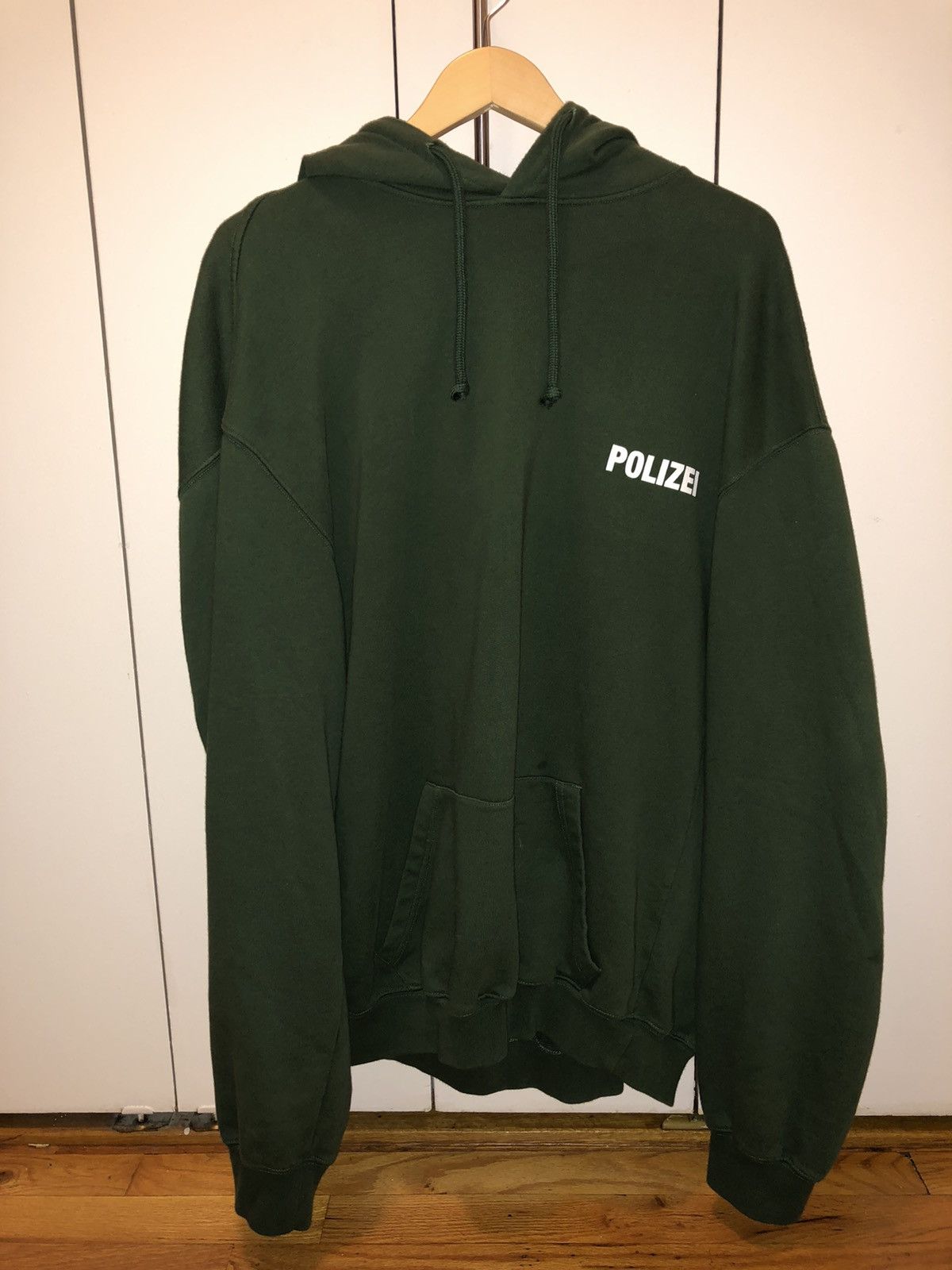 Vetements Vetements Polizei Hoodie VERY RARE Size S | Grailed