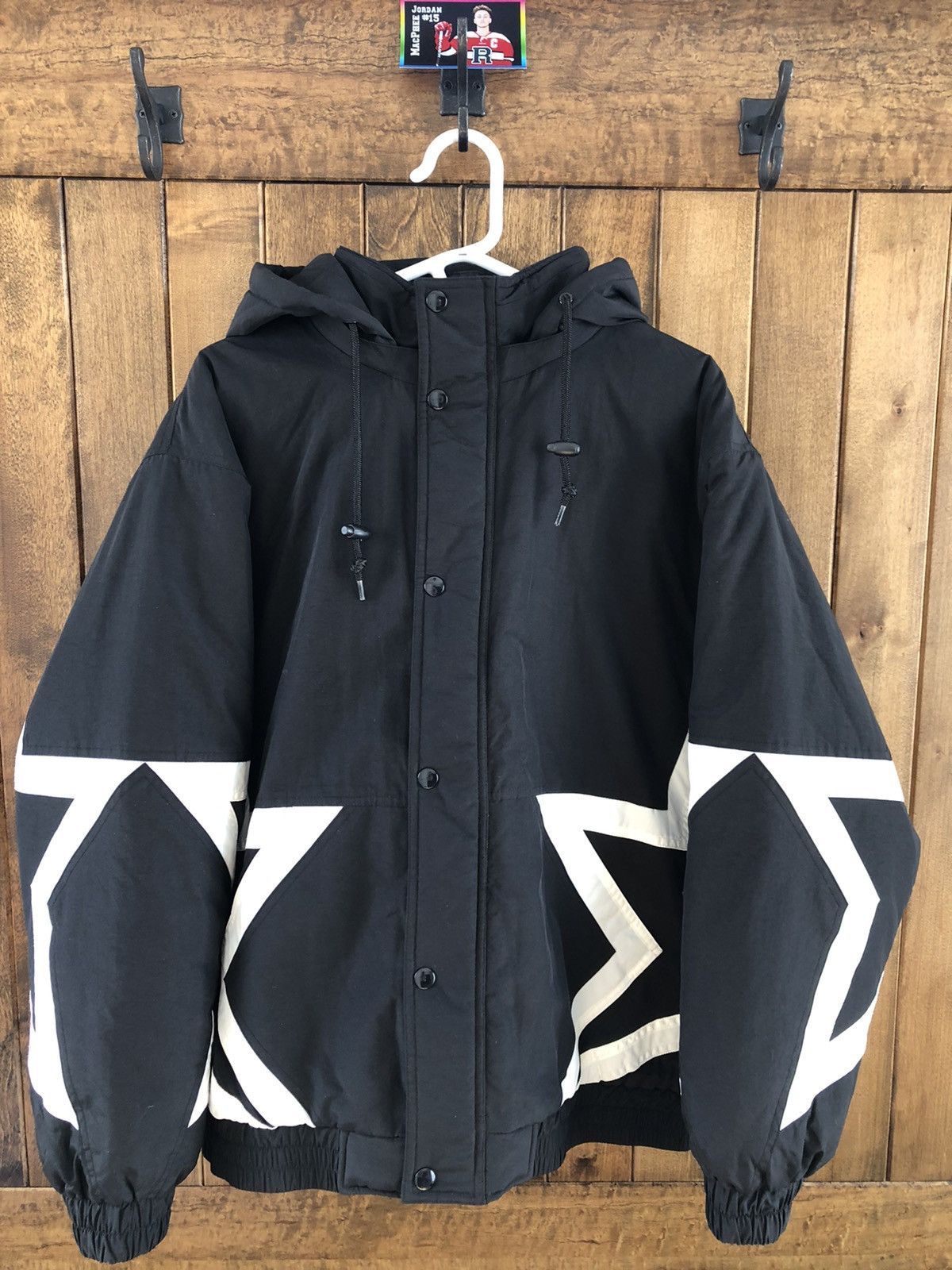 Supreme Supreme stars puffy jacket | Grailed