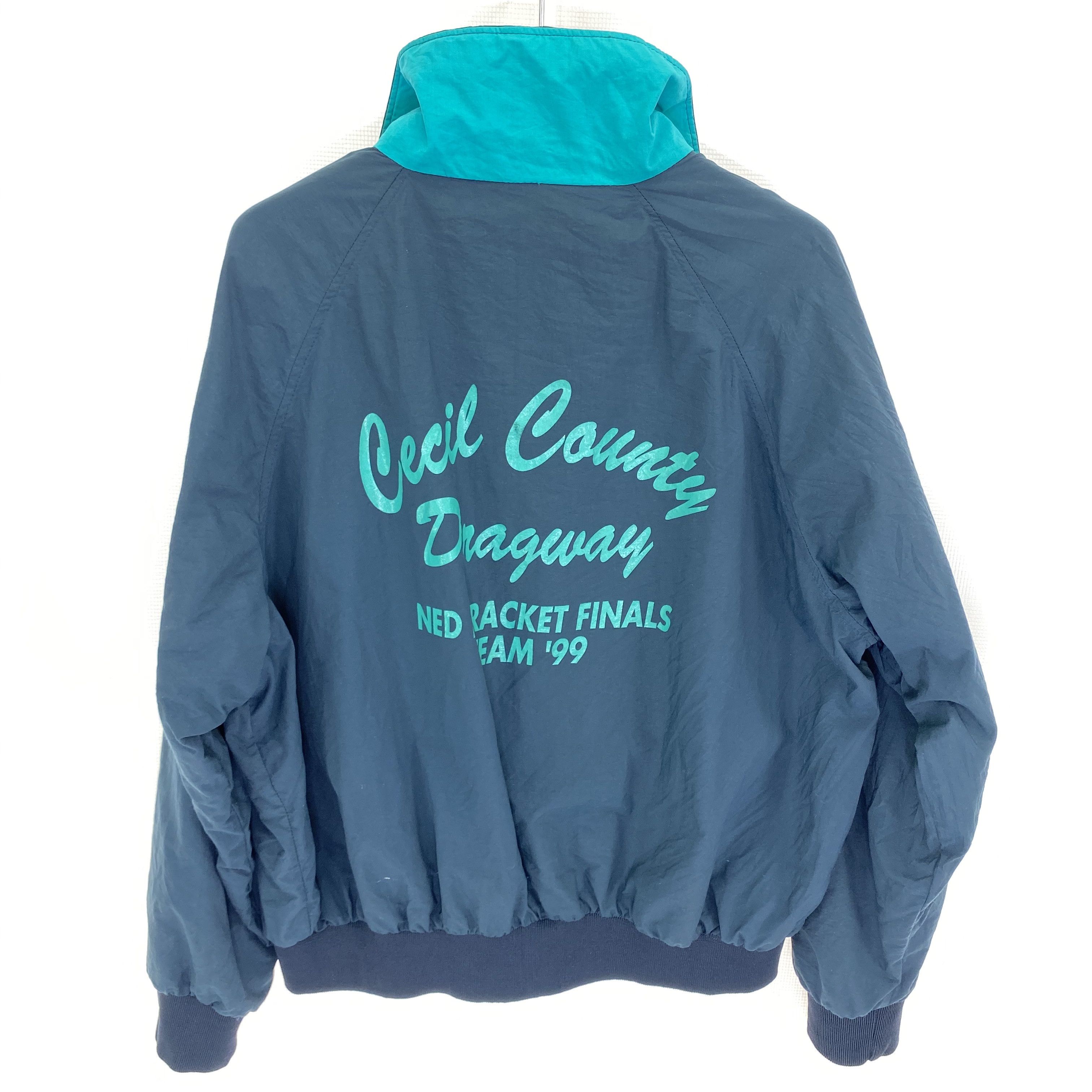 Auburn Sportswear × Vintage CECIL COUNTY Dragway Ned Bracket Jacket L ...