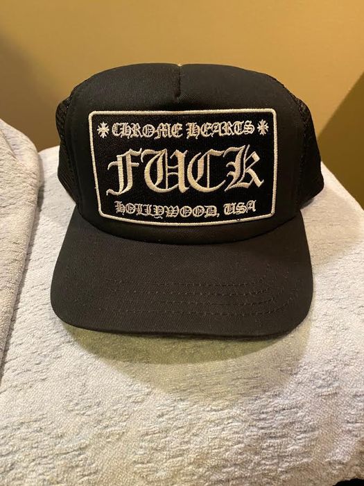 Chrome Hearts Chrome Hearts Fuck Hat | Grailed