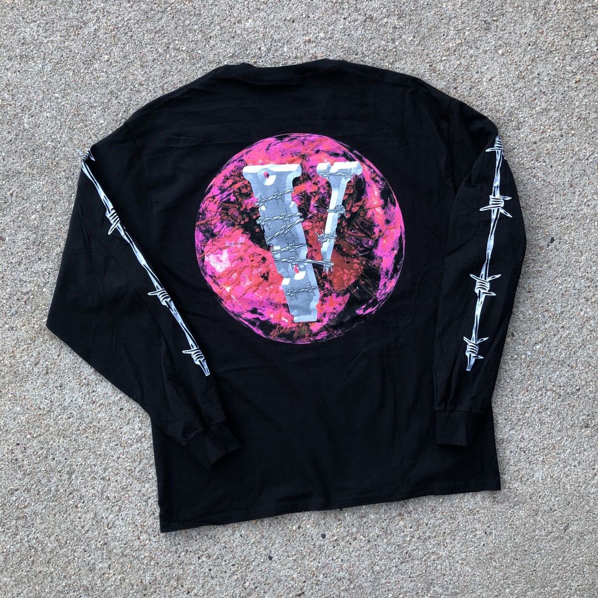 999 Club × Vlone *NEW* VLONE X JUICE WRLD 999Wrld Domination Long ...