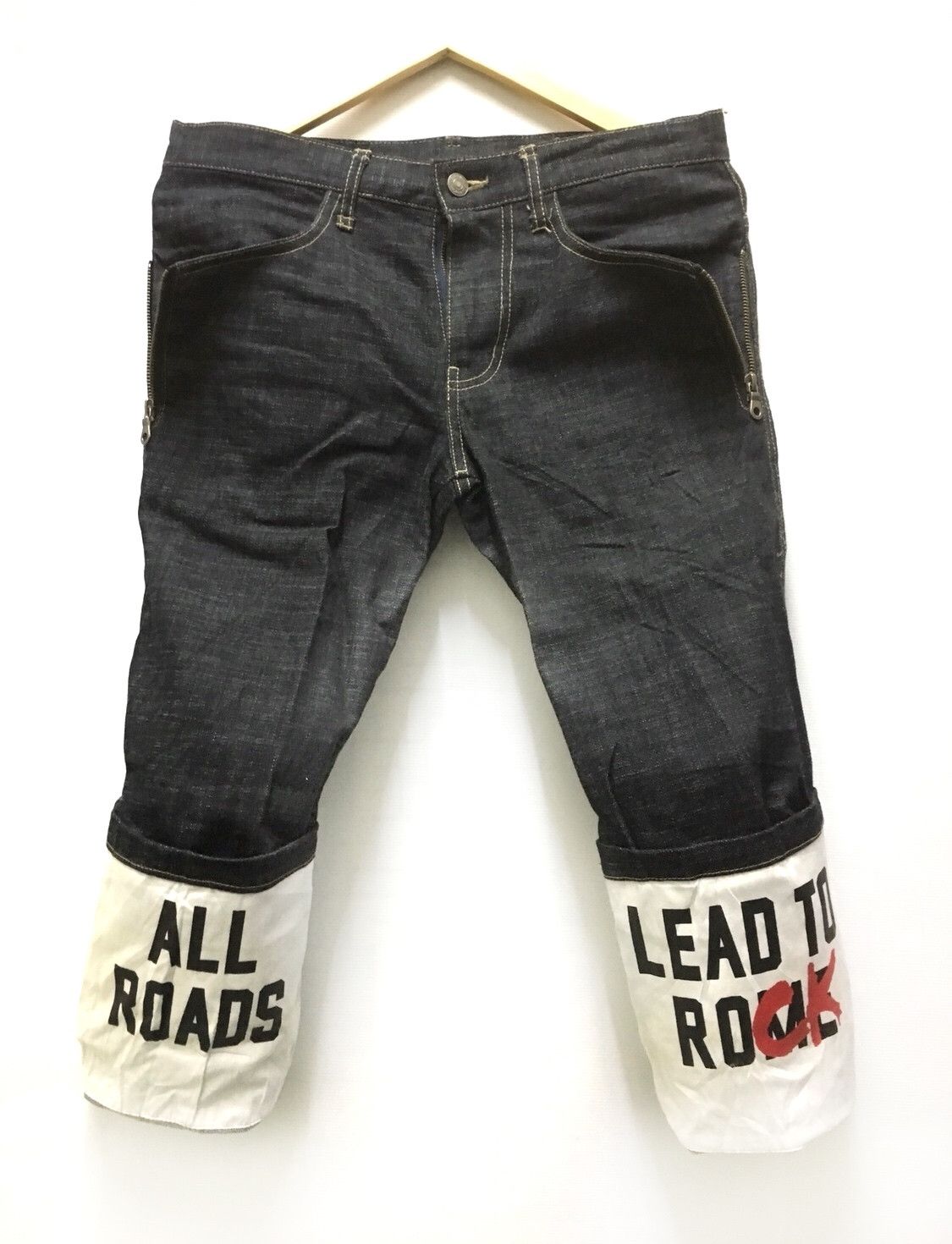 Japanese Brand × PPFM Rare Jeans Denim Folded with Font | Grailed