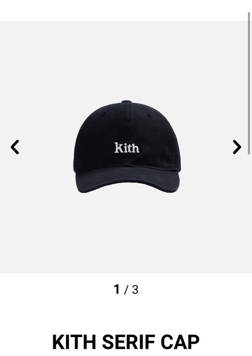 Kith Kith Serif Cap | Grailed
