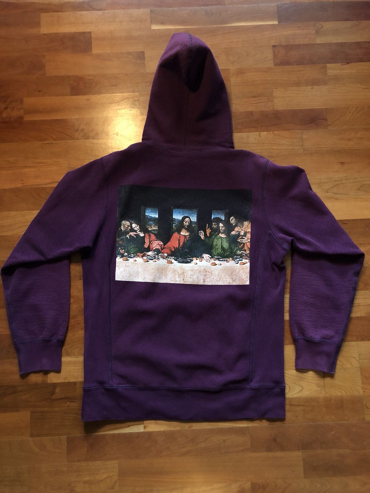 Supreme Supreme Last Supper Hoodie Purple Large | Grailed